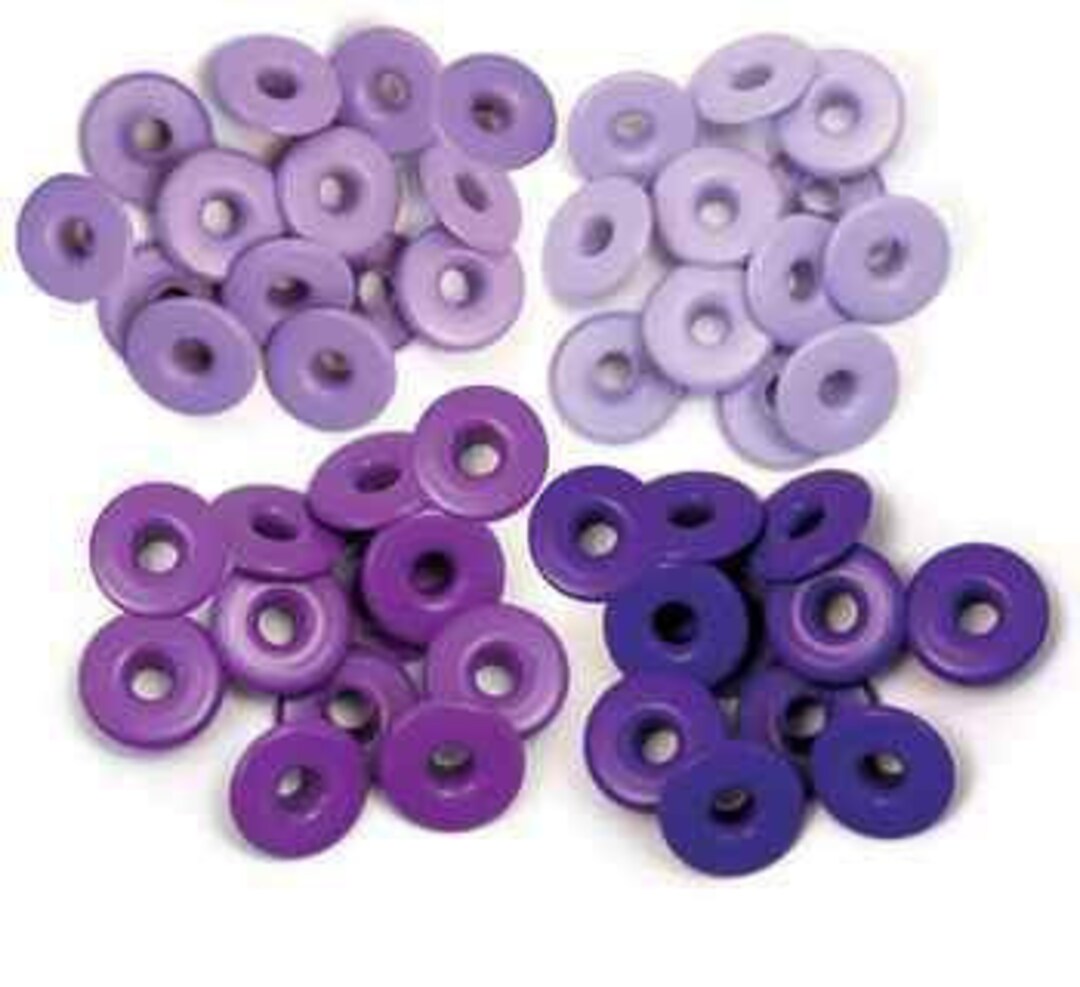 Purple Eyelets & Washers wide Crop-a-dile We R Memory Keepers - Etsy