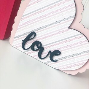 I 3 U Block Words Unfinished Wood Craft Foundations Decor - Etsy