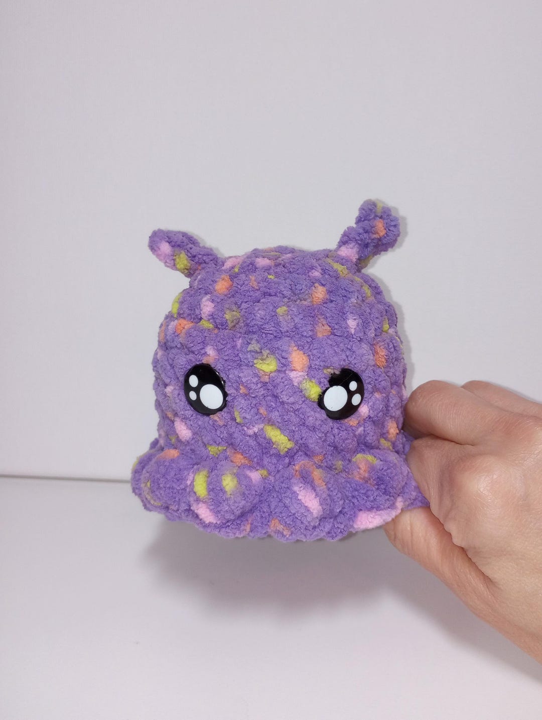 Handmade Dumbo Octopus Plushie, Amigurumi Cephalopod Plush, Octopi ...