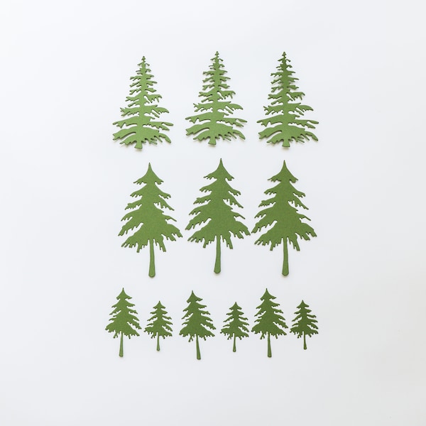 Tree Die Cuts - Etsy