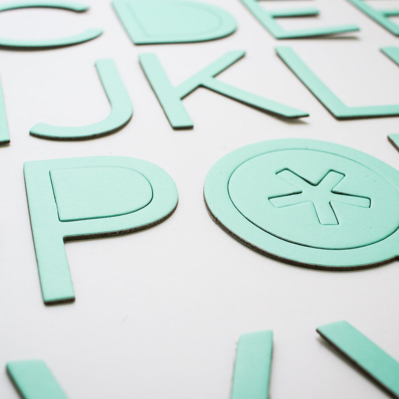 Chipboard Letters - Etsy