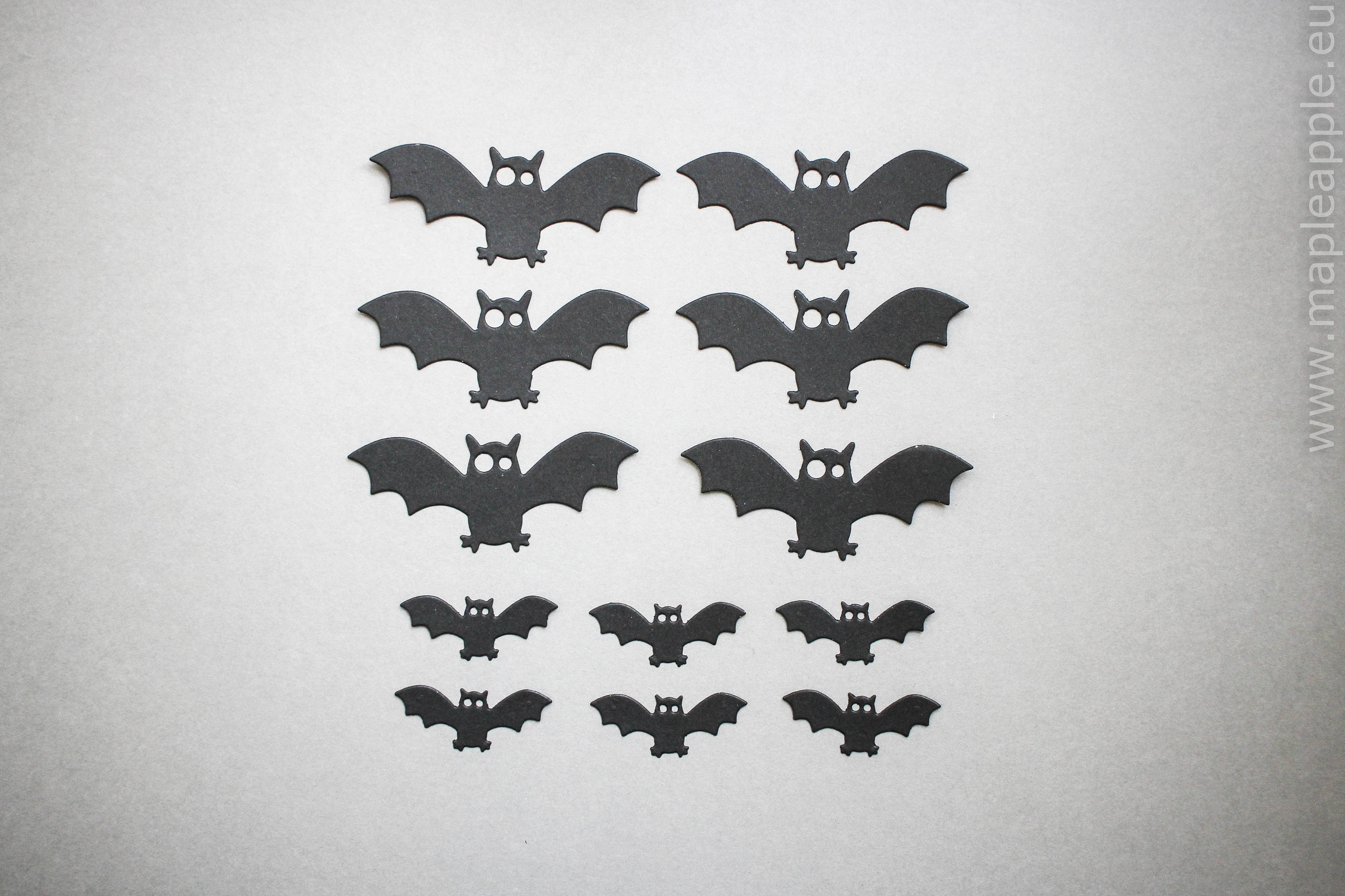 Bats Die Cut Shapes Halloween Decor Black Paper Bats - Etsy