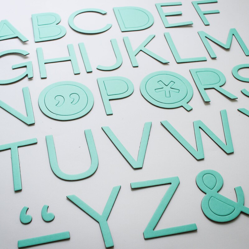 Chipboard Letters - Etsy