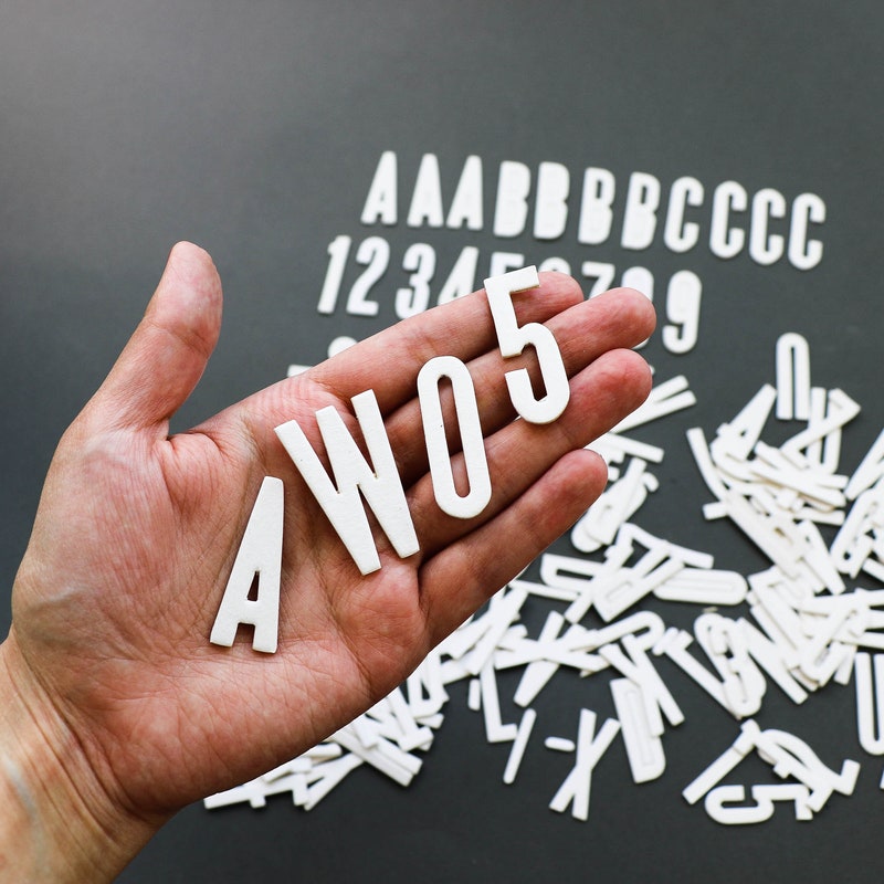 Chipboard Letters - Etsy