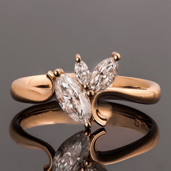 Asymmetrical Ring - Etsy