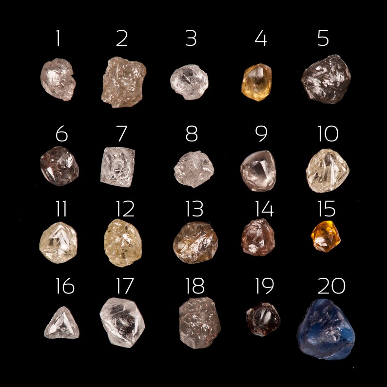 Raw Engagement Ring Rose Gold Rough Diamond Engagement Ring | Etsy