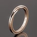 Two Tone Mobius Ring, 18K White Gold Mobius Ring, Wedding Ring, Wedding ...