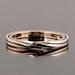 Two Tone Mobius Ring, 18K White Gold Mobius Ring, Wedding Ring, Wedding ...