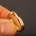 Two Tone Mobius Ring, 18K Gold Mobius Ring, Wedding Ring, Wedding Band ...