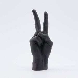 Funny Birthday Candle PEACE Hand Shaped Candles Birthday - Etsy