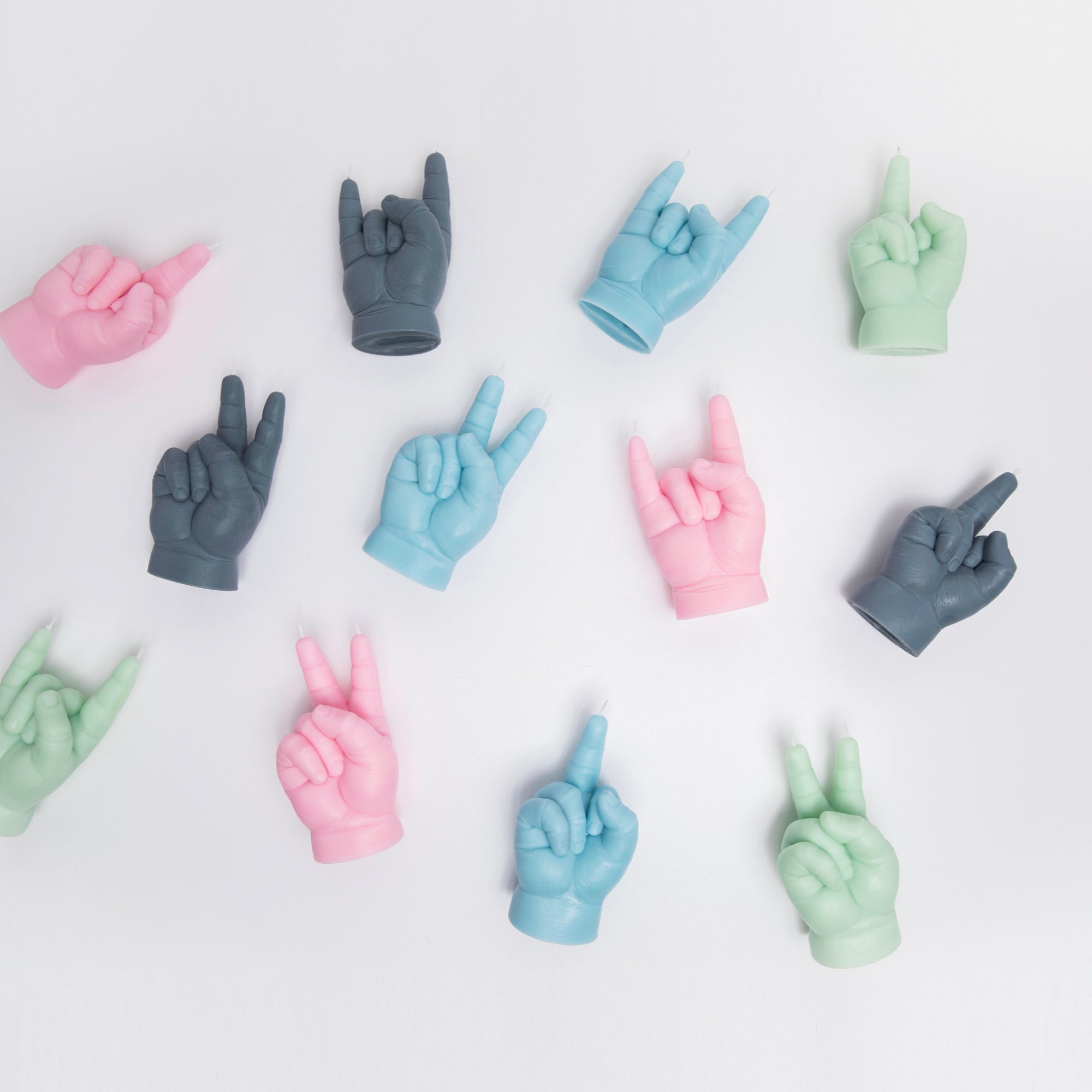 PEACE Baby Hand Gesture Candle. Baby Shower Gift. Peace Sign. Birthday ...