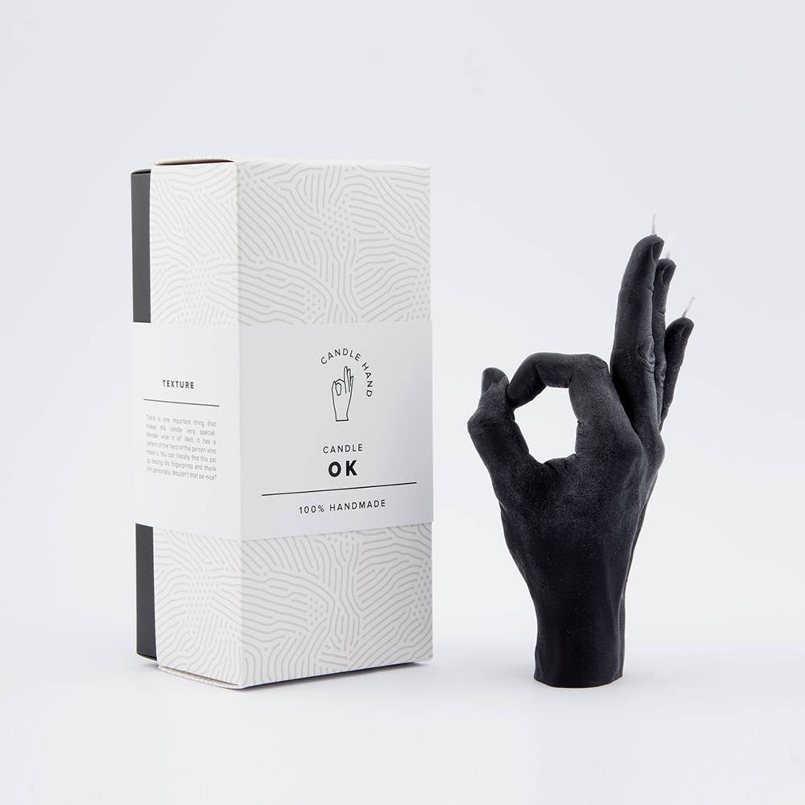 Hand Shaped Candle OK Homemade Candles Funny Gift College - Etsy