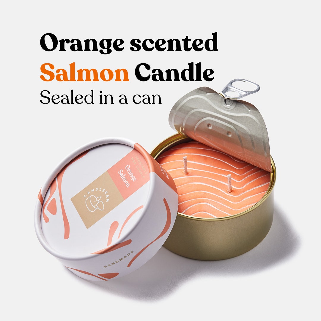 Orange Scented Candle - Novelty Candle | Cool Candles | Looks Like ...