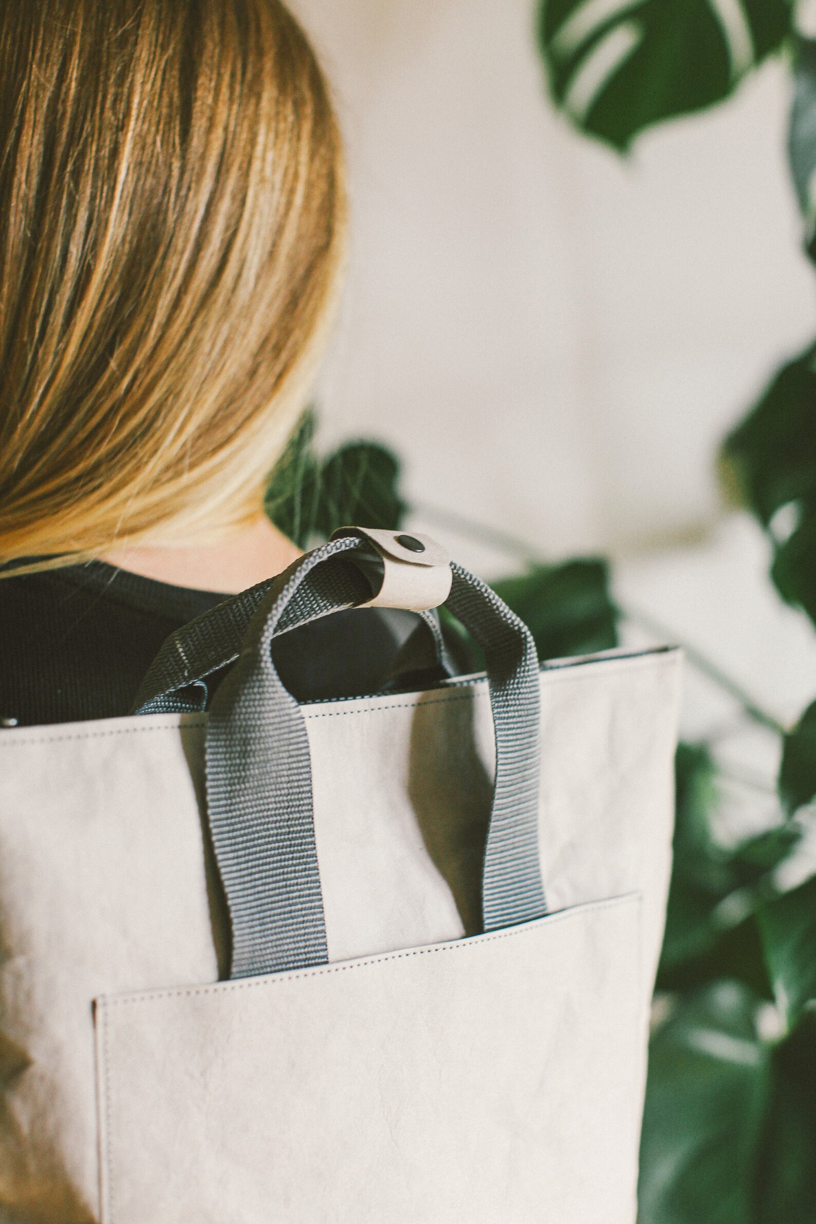 Casual Backpack in Grey Eco Friendly Backpack Vegan - Etsy