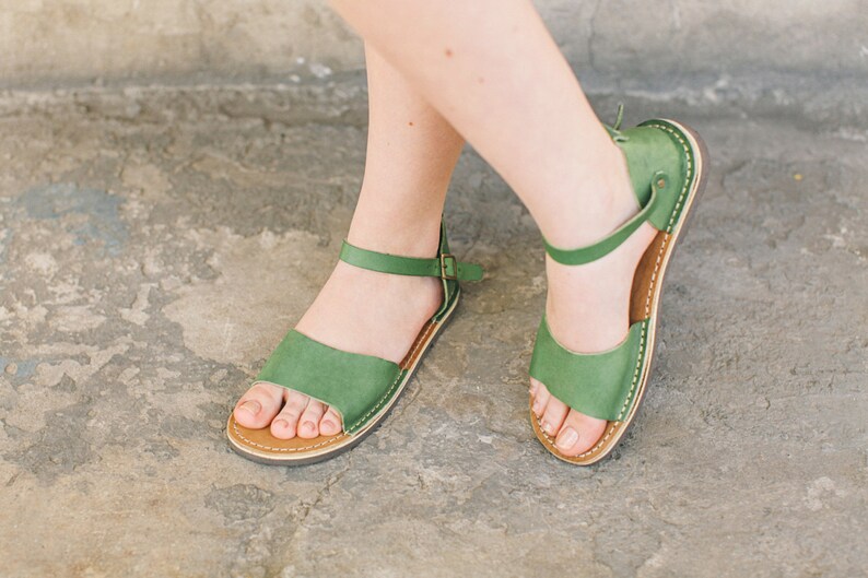 Ankle-strap Sandals, Strappy Sandals, Boho Sandals, Leather Sandals ...