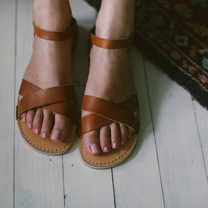 Light Brown Women Sandals, Summer Shoes, Leather Sandals, Women Sandals ...