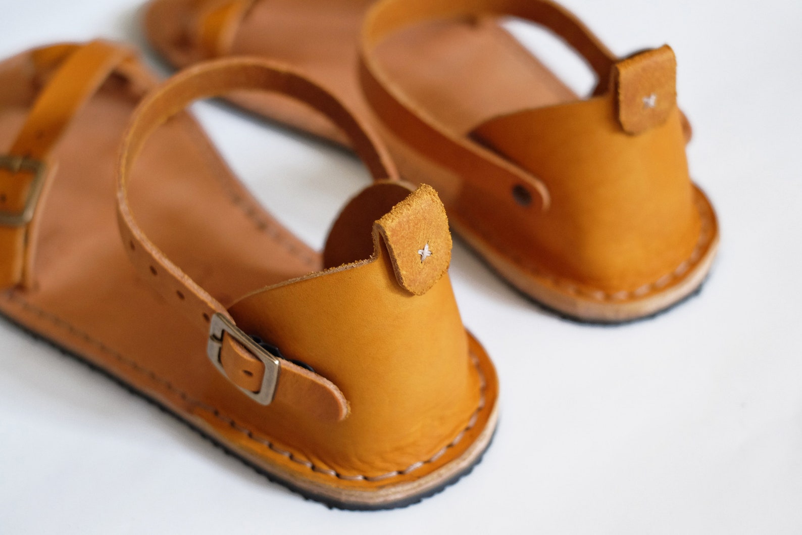 Wide Toe Box Sandals Barefoot Sandals Women Lather - Etsy