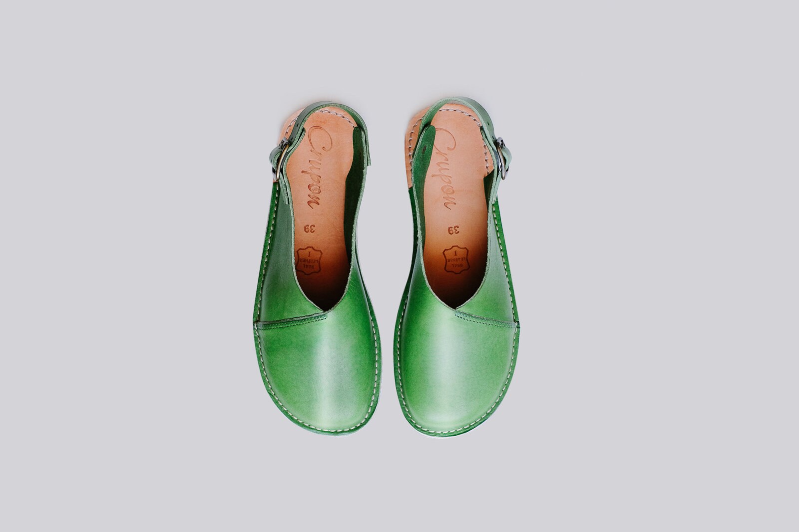 Green Sandals Slingbacks Slingback Sandals Women Sandals | Etsy