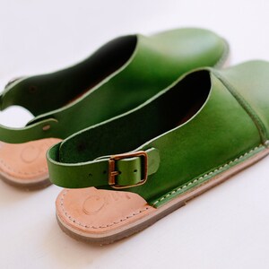 Green Sandals, Slingbacks, Slingback Sandals, Women Sandals, Green ...