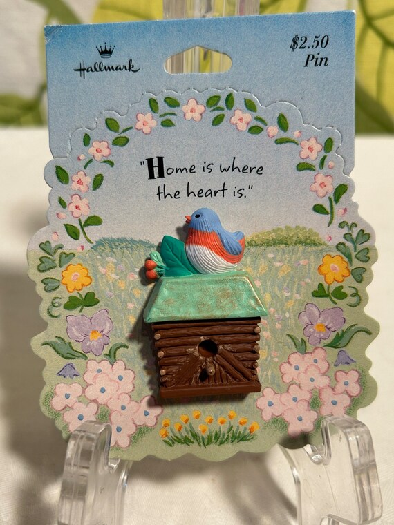 NOS ROBIN Pin 1980s Porcelain Name Pin Ceramic Brooch… - Gem