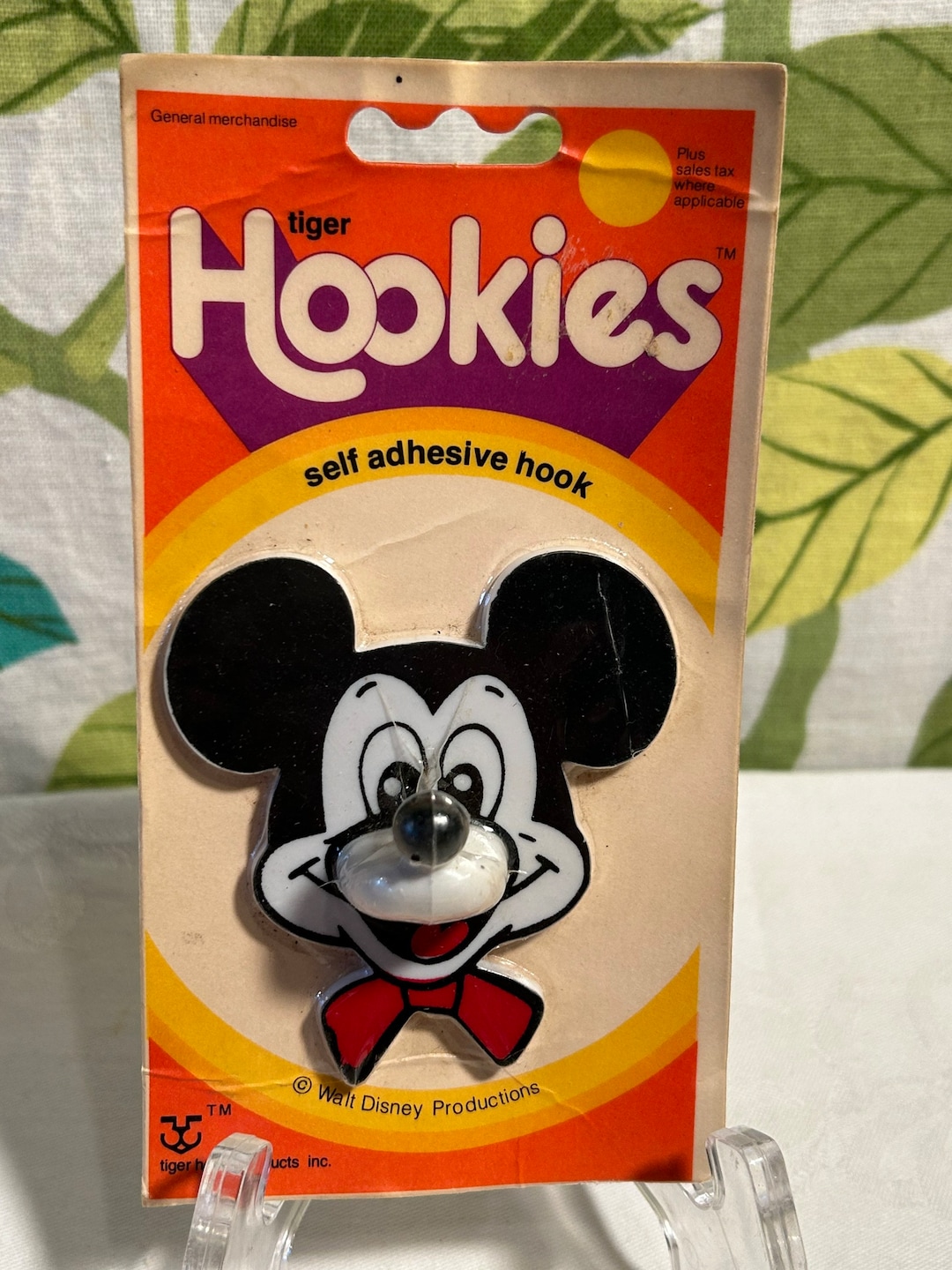 Vintage 1970s 1980s Disney Mickey Mouse Hookies Clothing Hook UNUSED - Etsy