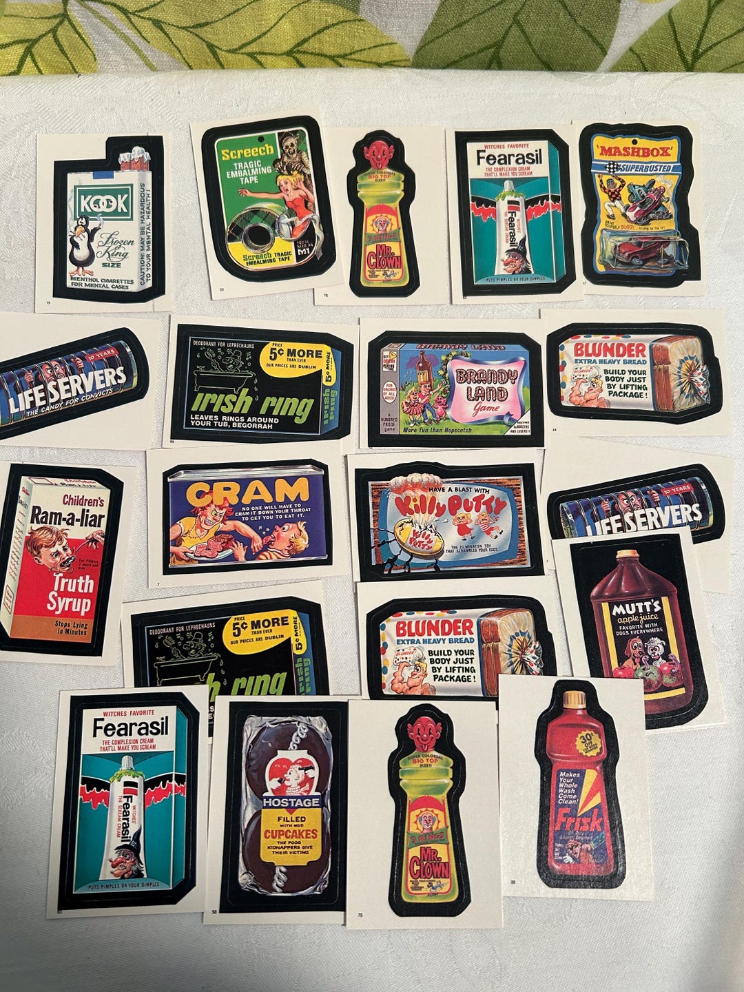 Vintage 1986 Topps Wacky Package Stickers UNUSED Lot of 20 - Etsy
