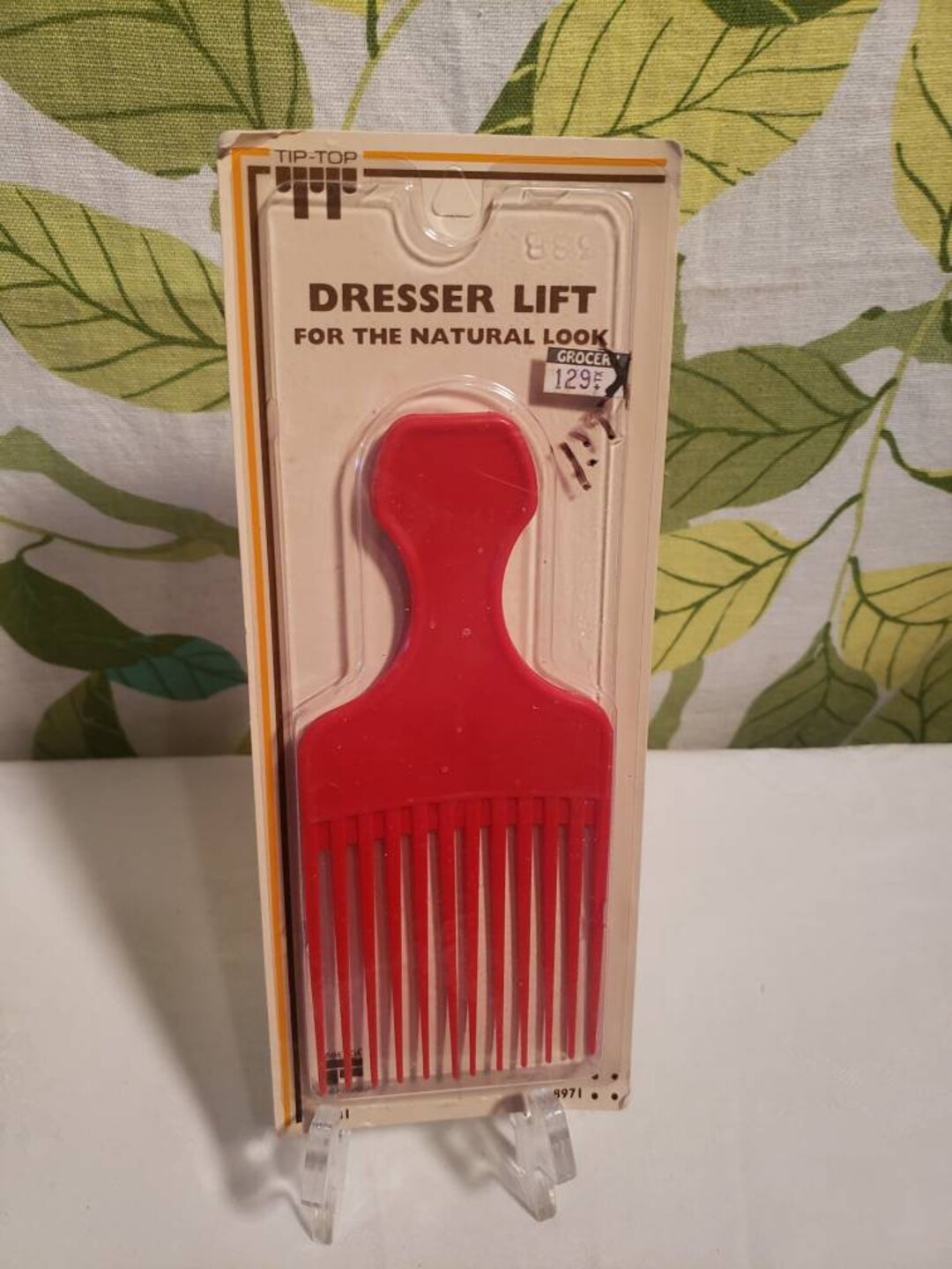 Vintage Tip Top 1970s 1980s Red Pick Comb NOS - Etsy