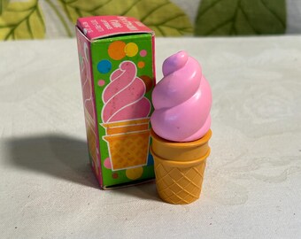 Vintage 1970s Avon Ice Cream Cone Cherry Lip Gloss Pomade - Etsy