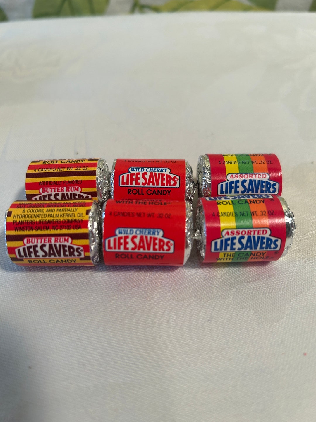 Vintage 1980s Life Savers Mini 1 Inch Candy Rolls Cherry Butter Rum ...