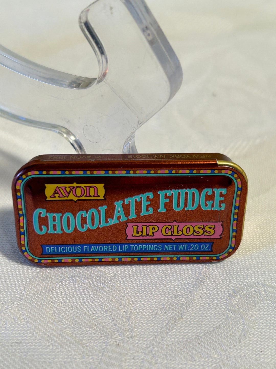 Vintage 1982 Avon Chocolate Sliding Lip Tin Lip Gloss Pomade - Etsy