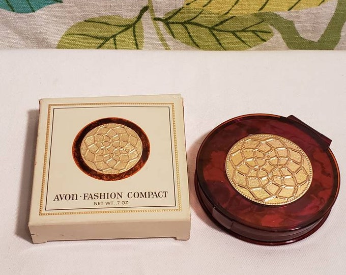 Vintage 1970s Avon Face Powder Compact - Etsy