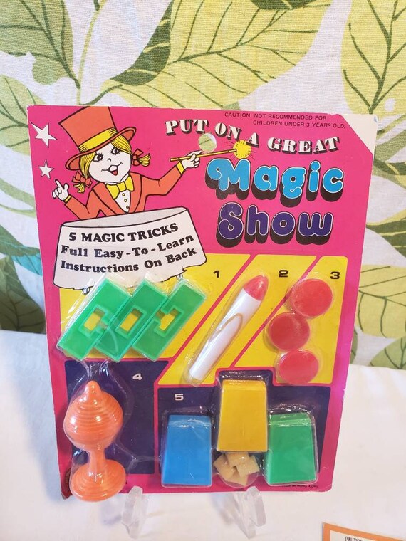 Vintage 1970s Dime Store Magic Set Toy UNUSED SEALED - Etsy