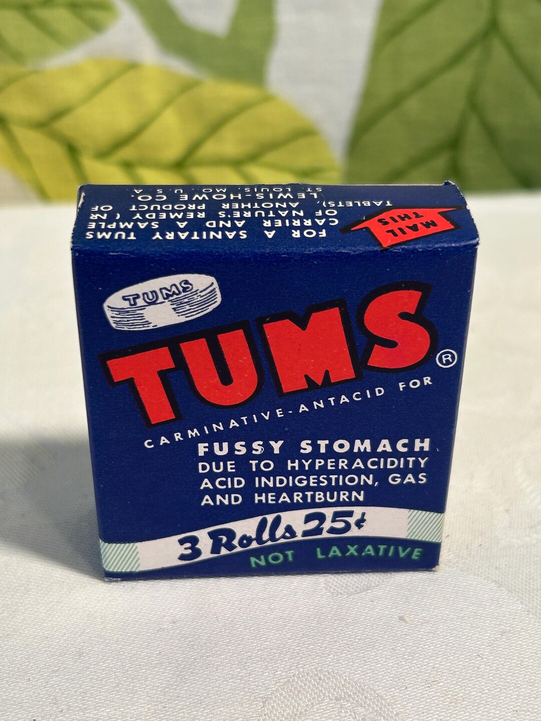Vintage 1940s Tums Antacid UNUSED - Etsy