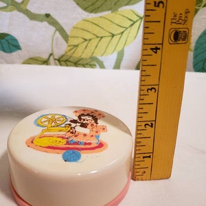 Vintage 1970s Tom Fields Tinkerbell Body Powder and Puff UNUSED - Etsy