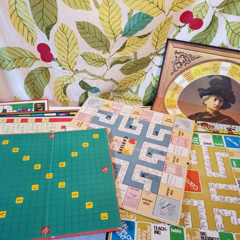 Retro Board Game - Etsy