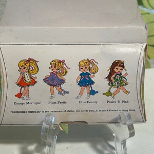 Vintage 1968 Mattel Skediddle Kiddles Play Clothes Posies N Pink Unused ...