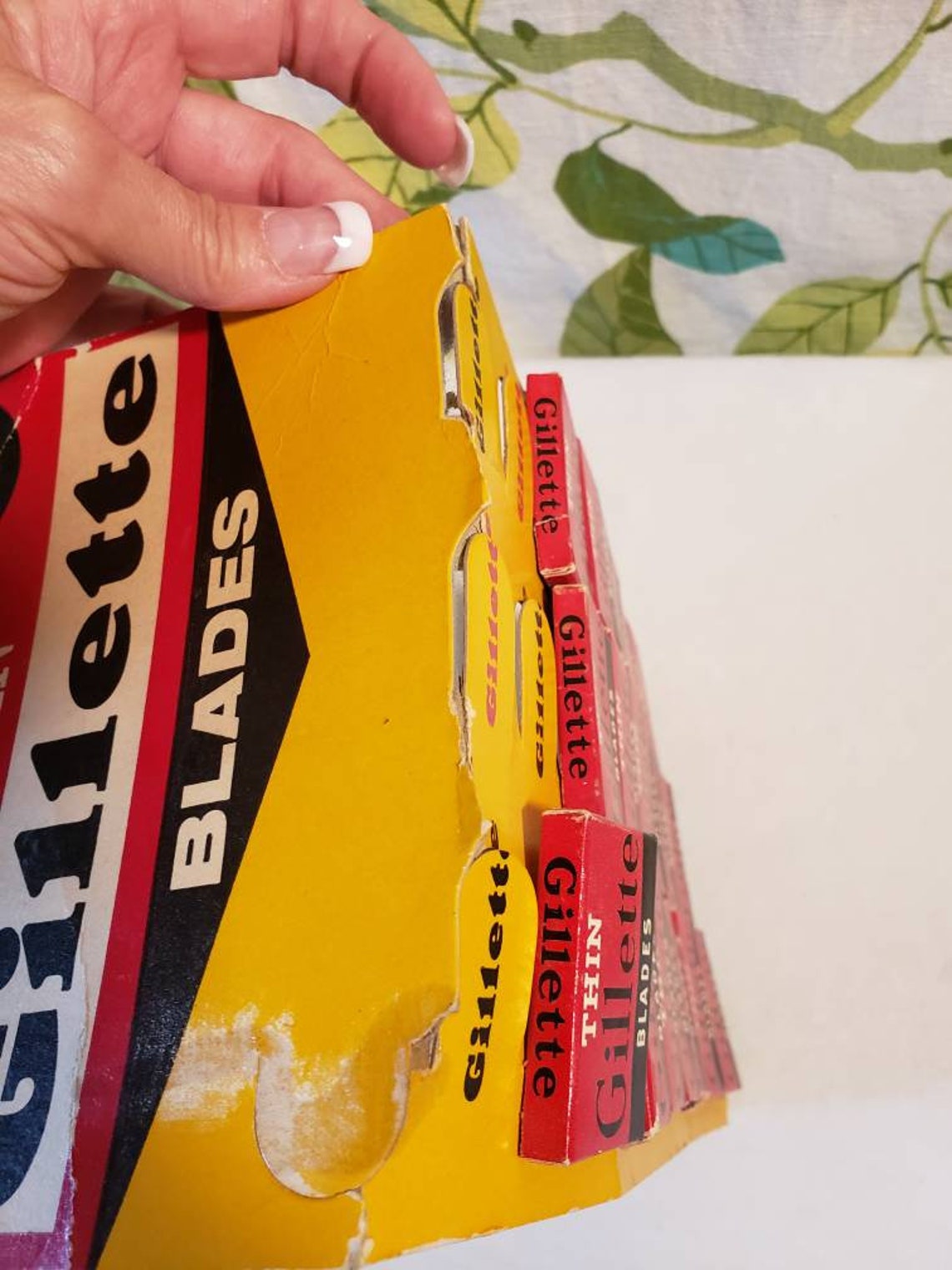 Vintage 1930s Gillette Razor Blade Display With 19 Boxes of - Etsy