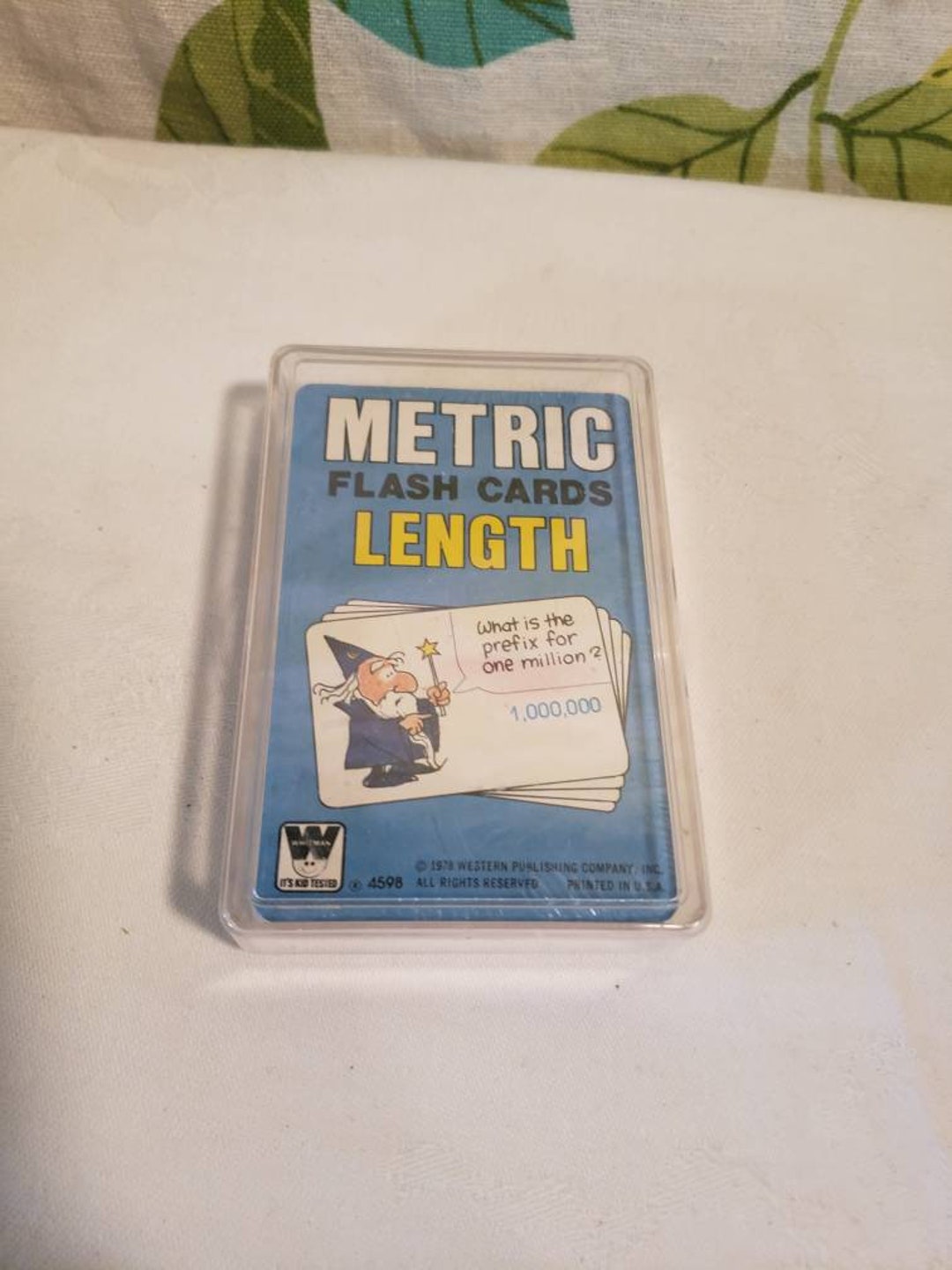 Vintage Whitman Length Flash Cards UNUSED - Etsy