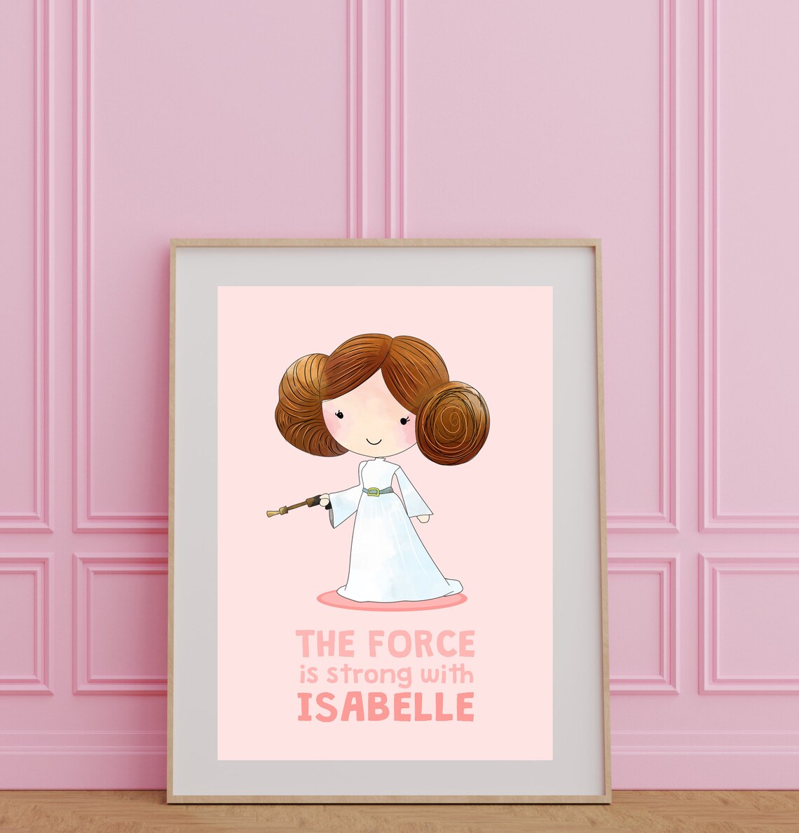 PRINCESS LEIA POSTER Star Wars Poster Girl's Gift Star - Etsy
