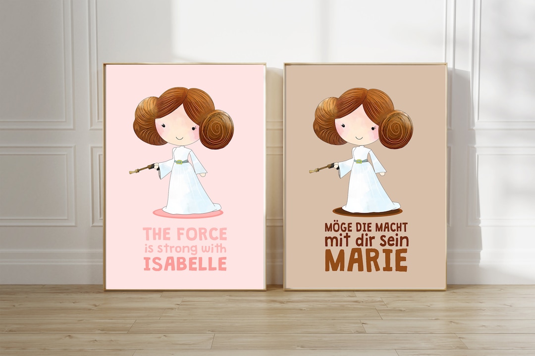 PRINCESS LEIA POSTER, Star Wars Poster, Girl's Gift, Star Wars for ...