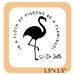 Flamingo Yearbook Stamp | Self Inking | Custom - Etsy