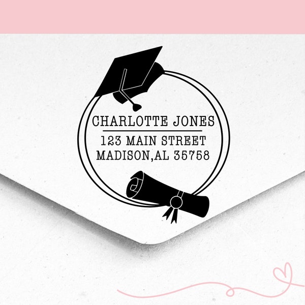Graduation Stamp - Etsy