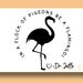 Flamingo Yearbook Stamp | Self Inking | Custom - Etsy