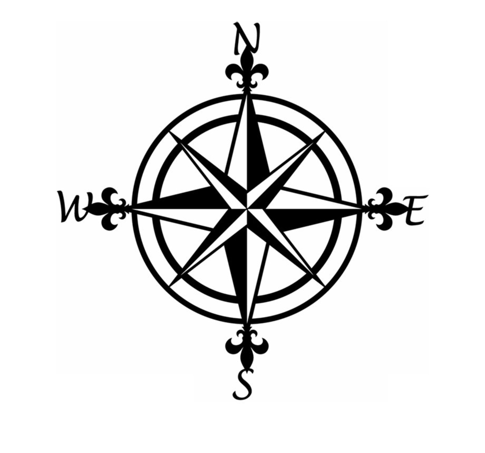 Nautical Compass Rose Svg Bundle 12 Images Svg Png Dxf Eps Etsy