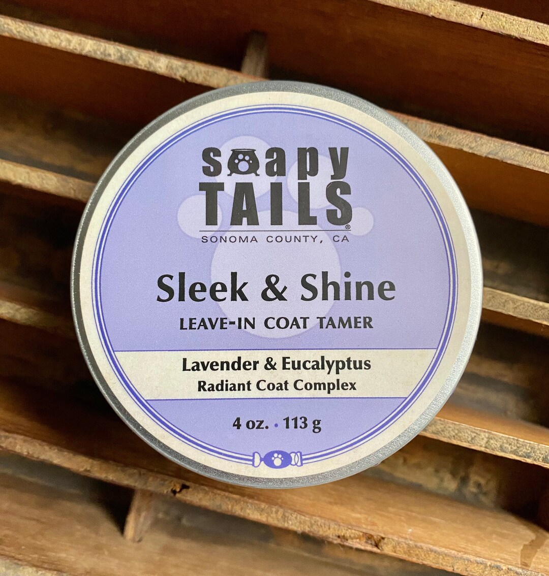 Leave-in Coat Tamer Soapy Tails Sleek & Shine Lavender and Cedar - Etsy