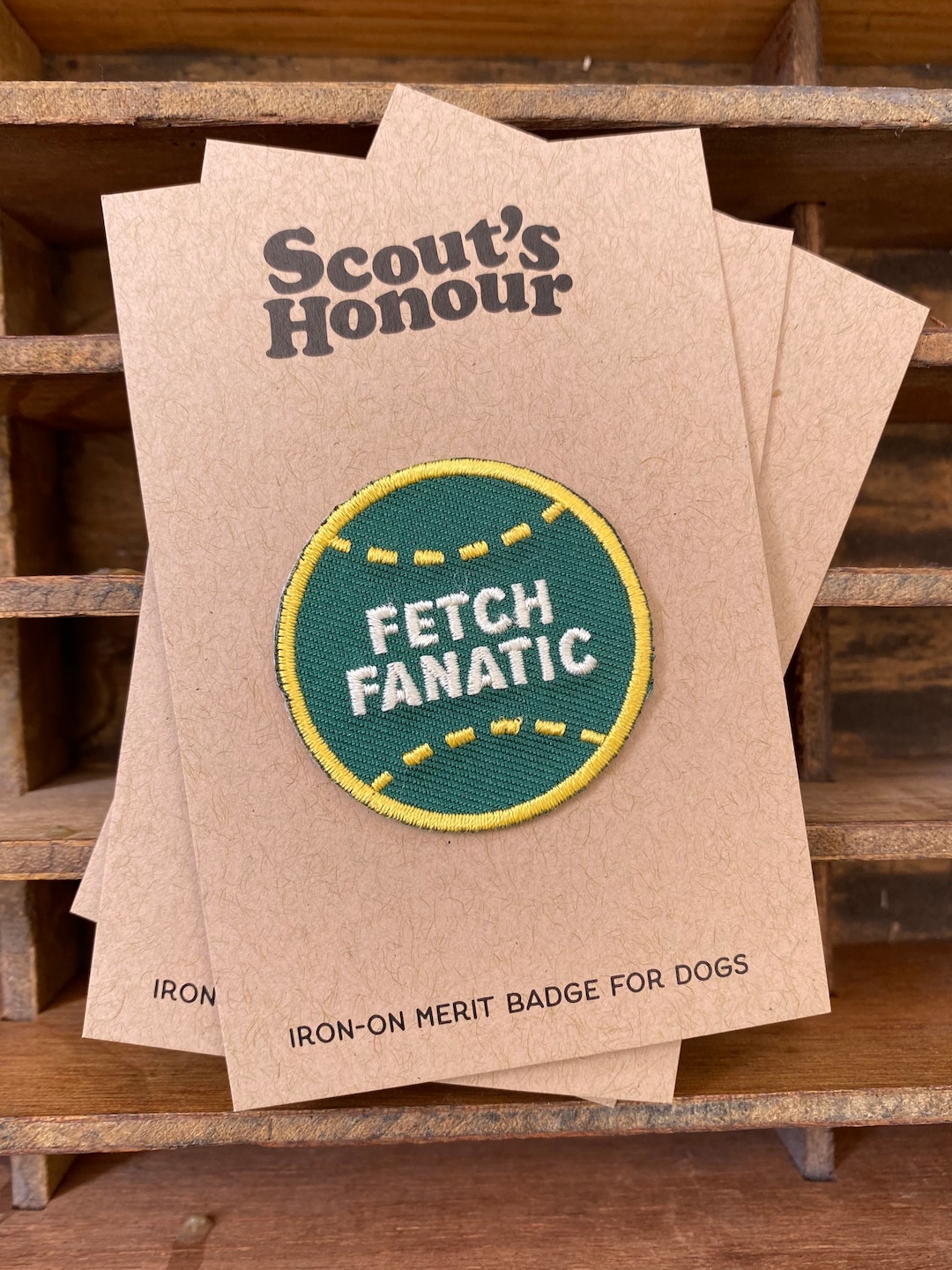 Scout's Honour Embroidered Iron-on Merit Badge | Fetch Fanatic - Etsy
