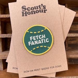 Scout's Honour Embroidered Iron-on Merit Badge | Fetch Fanatic - Etsy