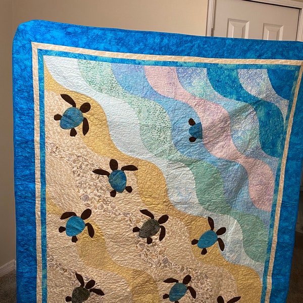 Turtle Quilt - Etsy