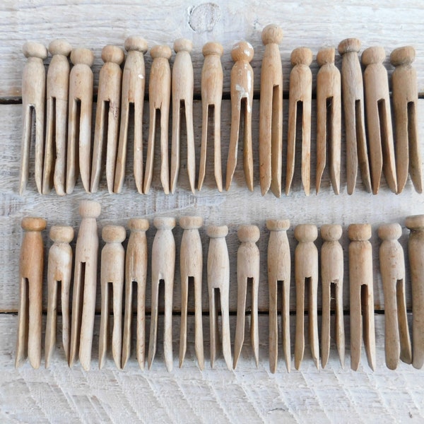 Round Clothespins - Etsy