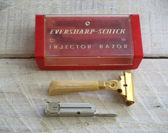 Vintage Eversharp Schick Injector Safety Razor Retro Bakelite Single ...